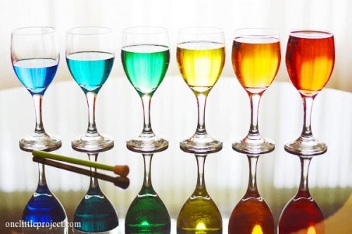 How to make a water xylophone