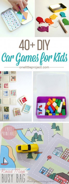 40+ DIY Car Games for Kids