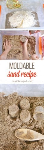 Moldable Play Sand Recipe