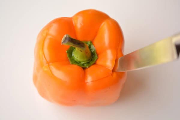 Stuffed Pepper Jack-o-Lanterns