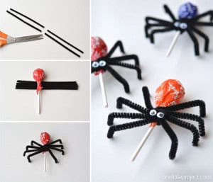 How to make Lolly Pop Spiders