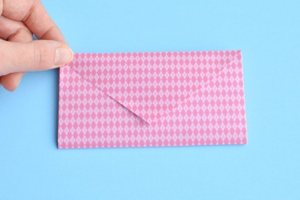 Folded Heart Envelopes - One Little Project