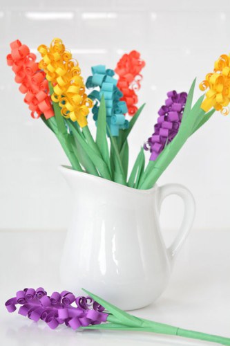 How to Make Paper Hyacinth Flowers