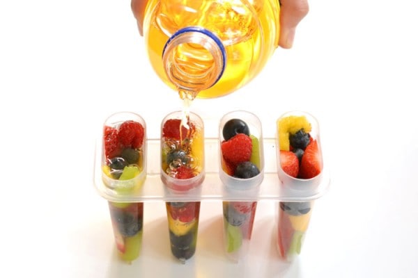 How to Make Fruit Popsicles with Real, Fresh Fruit - One Little Project