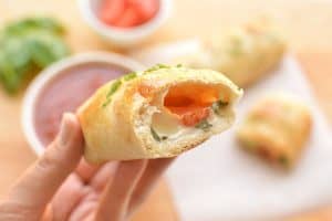 Easy Caprese Calzones - One Little Project