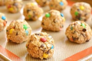 No Bake Monster Cookie Energy Balls