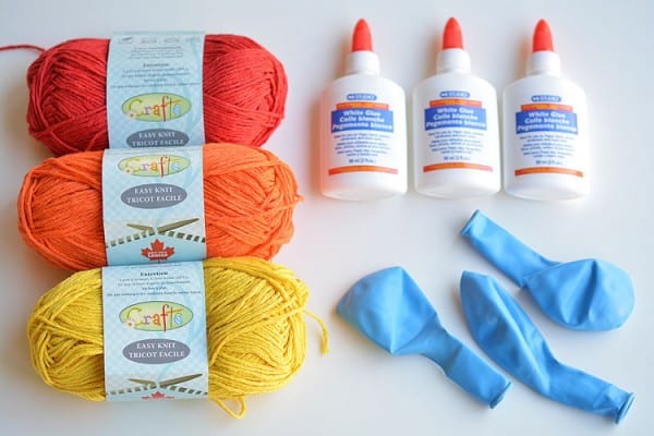 How to Make Yarn Pumpkins Using Balloons