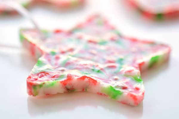 Melted Peppermint Candy Ornaments | Christmas Candy Ornaments