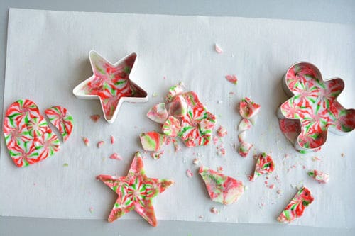 Melted Peppermint Candy Ornaments | Christmas Candy Ornaments