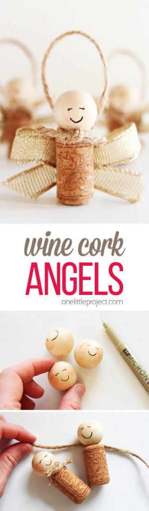 How to Make Wine Cork Angels | Wine Cork Angel Ornaments