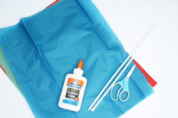 Tissue Paper Sparklers - One Little Project