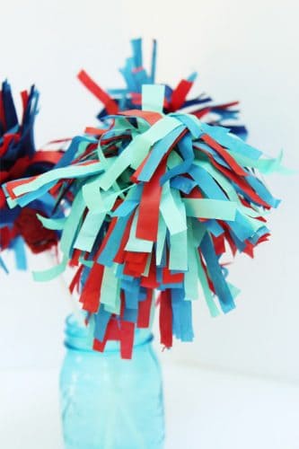 Tissue Paper Sparklers - One Little Project