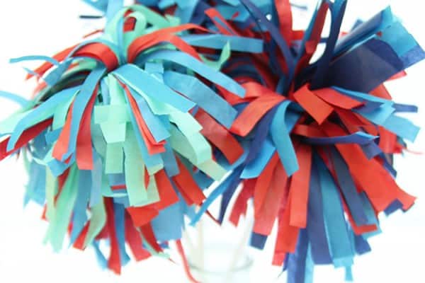 Tissue Paper Sparklers - One Little Project
