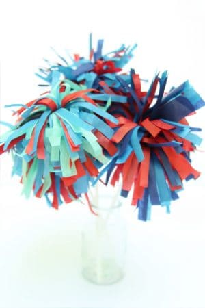 Tissue Paper Sparklers - One Little Project