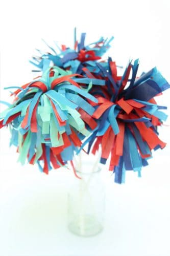 Tissue Paper Sparklers - One Little Project
