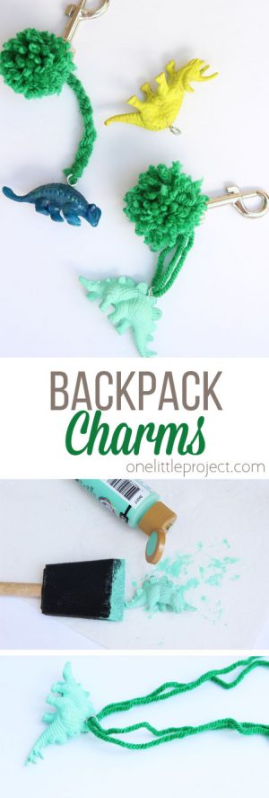 Backpack Charms - One Little Project