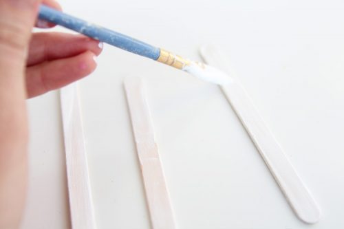Popsicle Stick Arctic Wolves - One Little Project