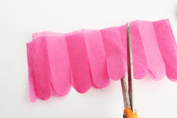 Tissue Paper Lollipop Flowers - One Little Project
