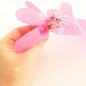 Tissue Paper Lollipop Flowers - One Little Project