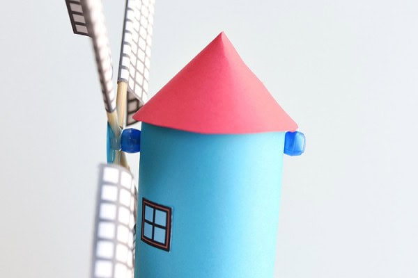Paper Roll Windmill Tutorial | Moving Windmill Craft that Spins