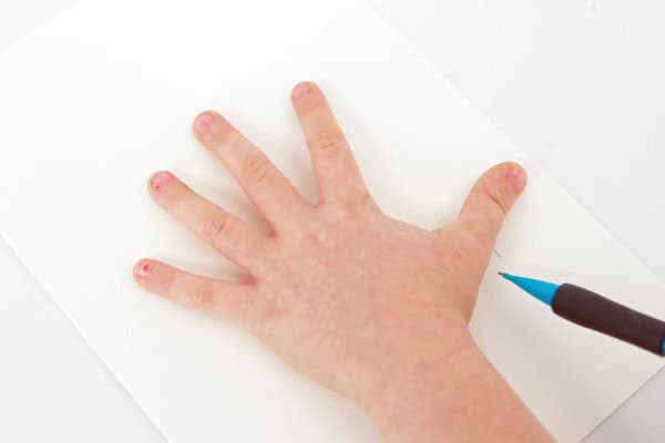 Handprint String Art - One Little Project