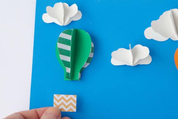 Paper Hot Air Balloons - One Little Project