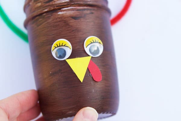 Mason Jar Turkeys - One Little Project