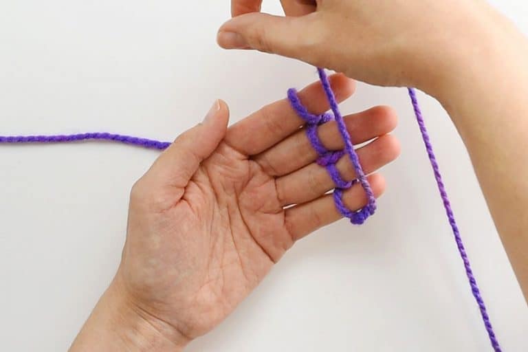 How to Finger Knit | Easy Finger Knitting Instructions