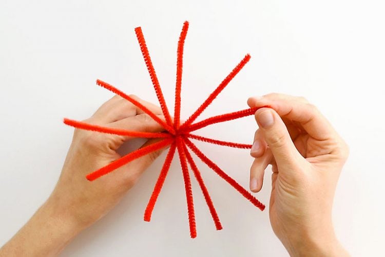How to Make Pipe Cleaner Rose Rings - One Little Project