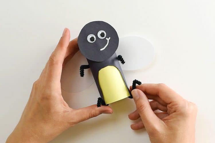Paper Roll Firefly | How to Make Paper Roll Fireflies - One Little Project