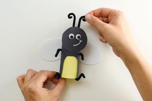 Paper Roll Firefly | How to Make Paper Roll Fireflies - One Little Project