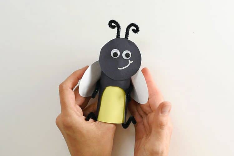 Paper Roll Firefly | How to Make Paper Roll Fireflies - One Little Project