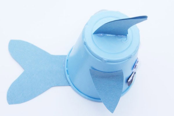 Baby Shark Craft Using Paper Cups | Shark Craft for Kids