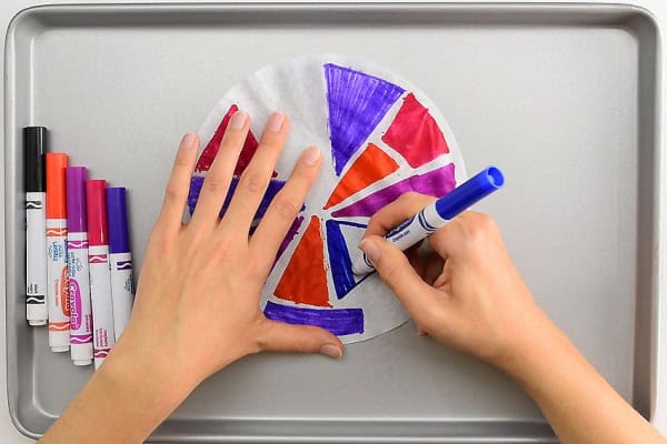 How to Make Coffee Filter Spiderwebs - One Little Project