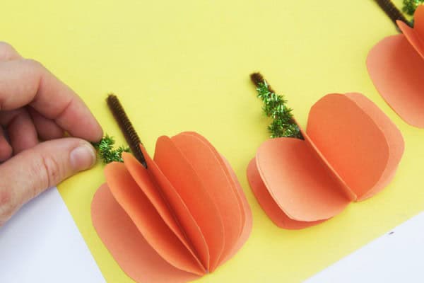 Paper Pumpkin Craft | How to Make 3D Paper Pumpkins