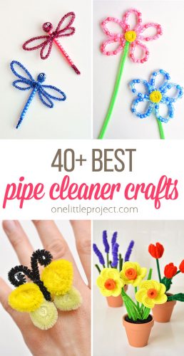40+ Fun and Easy Pipe Cleaner Crafts - One Little Project
