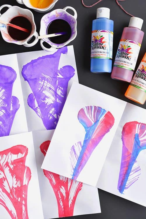 String Painting: A Beautiful Art Technique using Ink or Liquid Watercolors