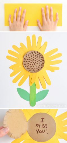 Handprint Sunflower: A Simple and Cute Sunflower Craft