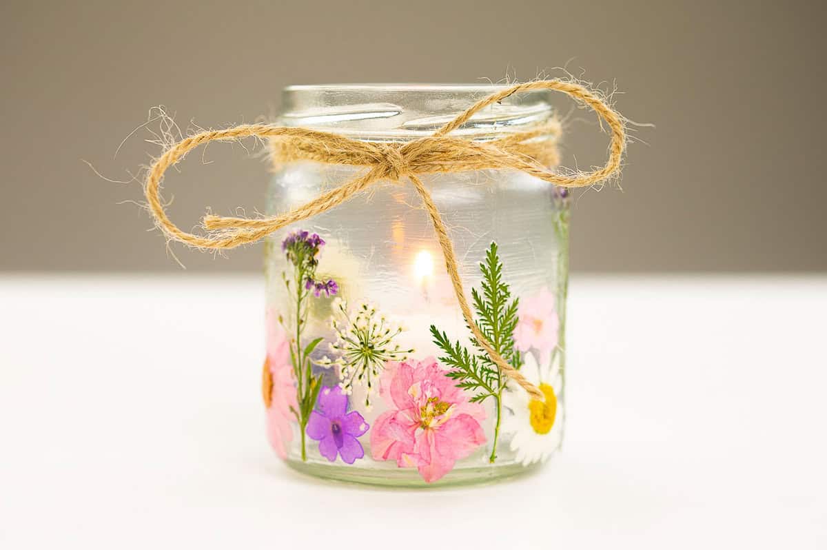 Pressed Flower Craft How To Make Pressed Flower Lanterns