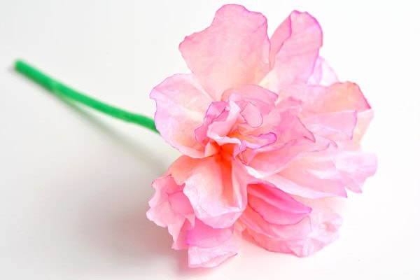 Easy Coffee Filter Flowers | How to Make Coffee Filter Flowers