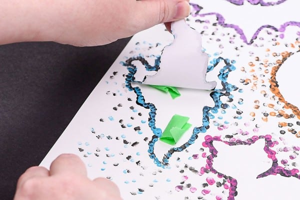 Halloween Q-Tip Painting for Kids | Q-Tip Art for Halloween