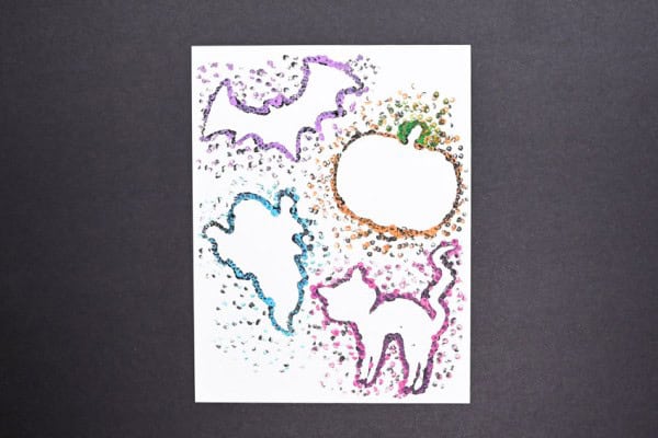 Halloween Q-Tip Painting for Kids | Q-Tip Art for Halloween