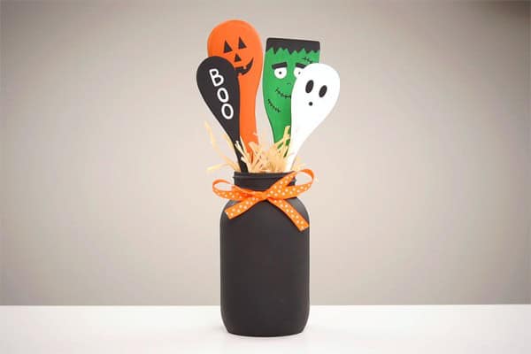 Halloween Wooden Spoons | Painted Wooden Spoons for Halloween