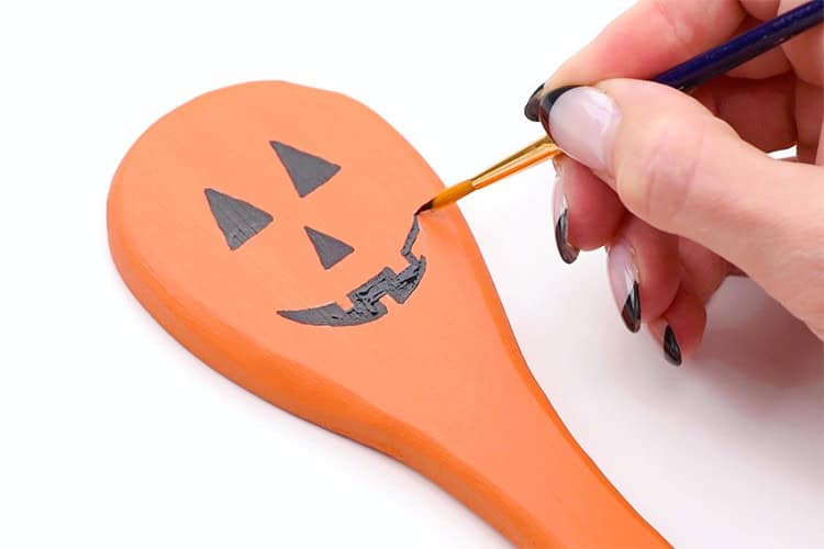 Halloween Wooden Spoons | Painted Wooden Spoons for Halloween