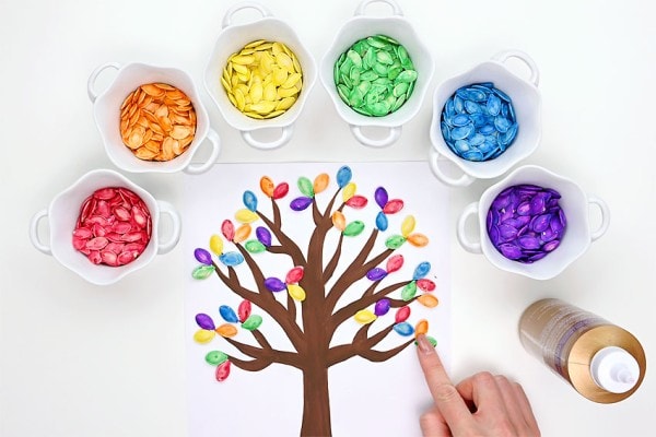 Bean Mosaic Art | Make Beautiful Mosaic Art with Beans!