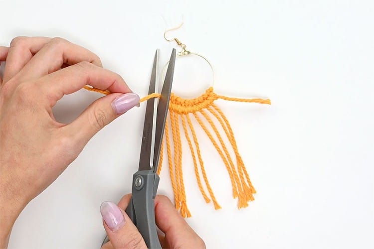 Macrame Earrings | DIY Macrame Earrings