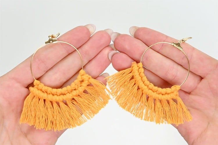Macrame Earrings | DIY Macrame Earrings