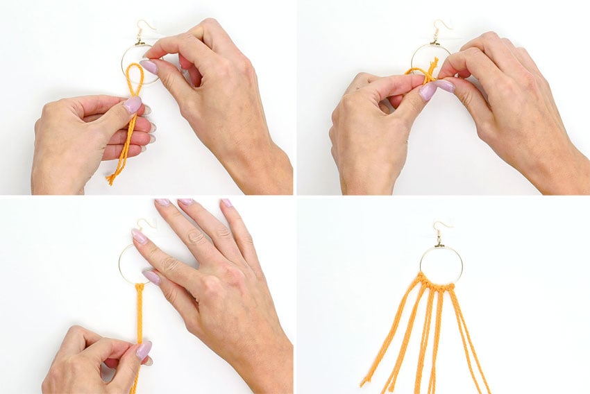 Macrame Earrings | DIY Macrame Earrings