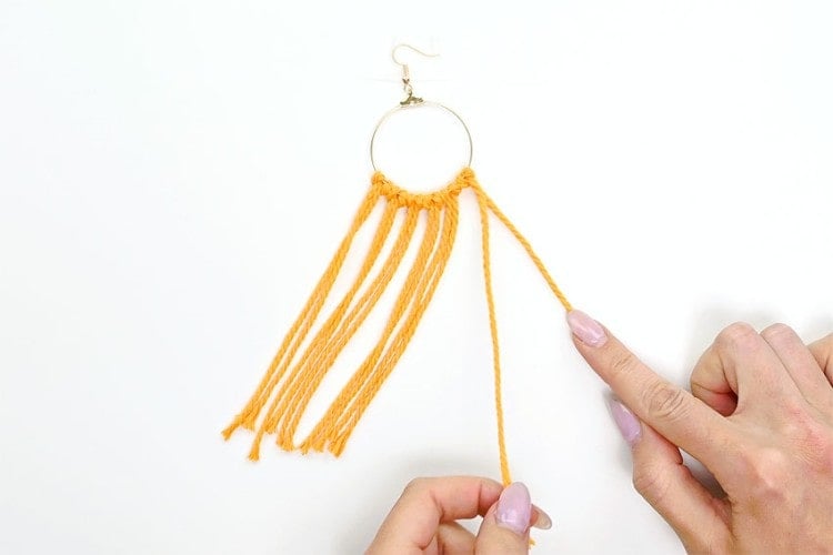 Macrame Earrings | DIY Macrame Earrings