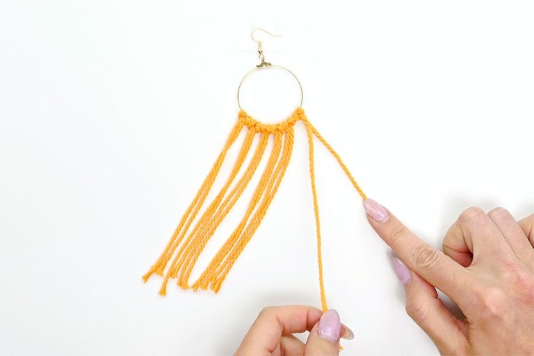 Macrame Earrings | DIY Macrame Earrings